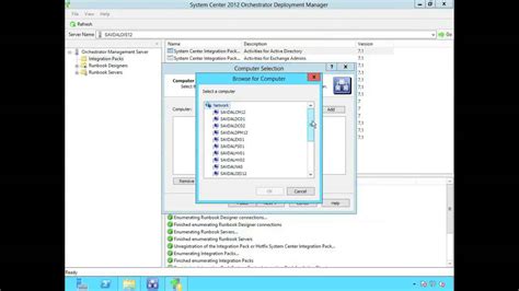 system center orchestrator 2012 active directory integration pack youtube