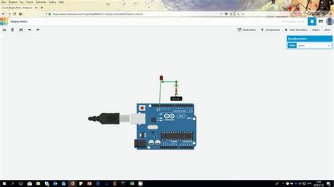 creating a blinking led with arduino in autodesks tinkercad youtube