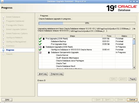 upgrading with oracle database upgrade assistant dbua