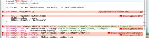 ios xcode import the xcuielement h into bridging header stack