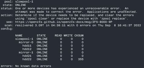 checksum errors on new drive during resilvering r zfs