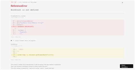 ckeditor 5 react forked codesandbox