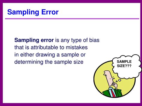 Sampling Error
