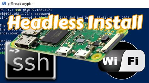 raspberry pi zero 2 w headless raspberry pi os lite install tutorial