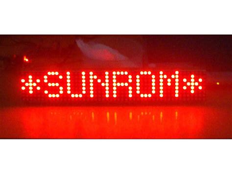 led moving message display 362x72mm [1113] sunrom electronics