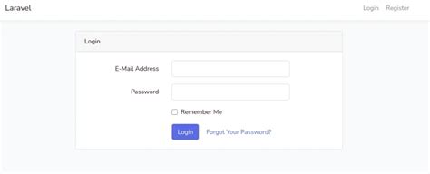 how to create user authentication in laravel 8 using ui auth package