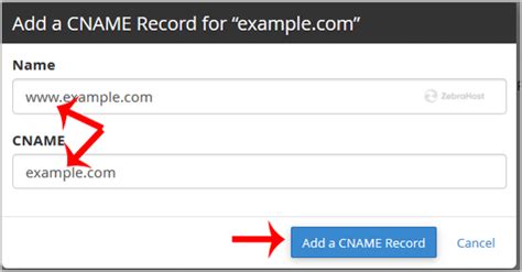 How To Add A Cname Record In Cpanel Using The Dns Zone Editor