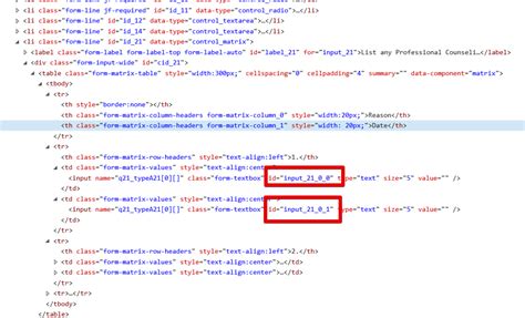 form how to resize one column in the input table