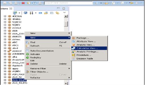 sap hana calculation view in sap hana tutorial 15 june