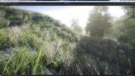 unity grass shader wip youtube