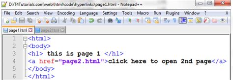 html hyperlinks