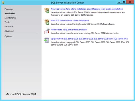 install a new instance of sql server micro focus storage