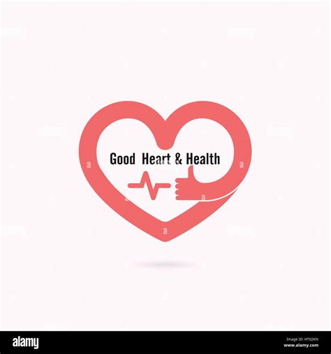 Heart Sign And Hands Icon Good Heart And Health Concept Healthcare