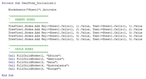 excel vba the initialize event