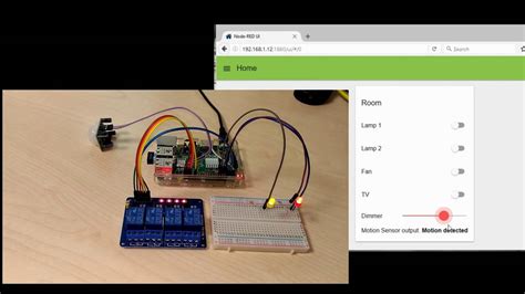 home automation raspberry pi lamp
