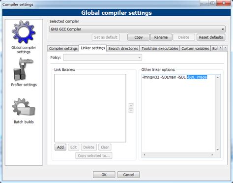 image undefined reference to img load codeblocks and