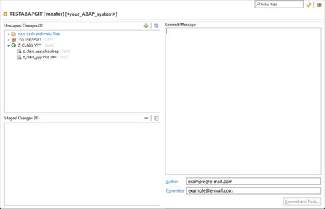 push your abap source code from sap btp abap environment to a github