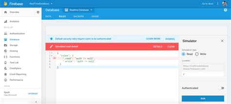 realtime database rules mastering firebase for android development