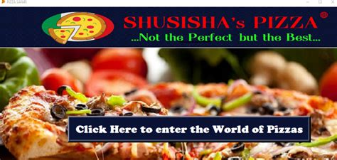 pizza ordering system in python with source code and