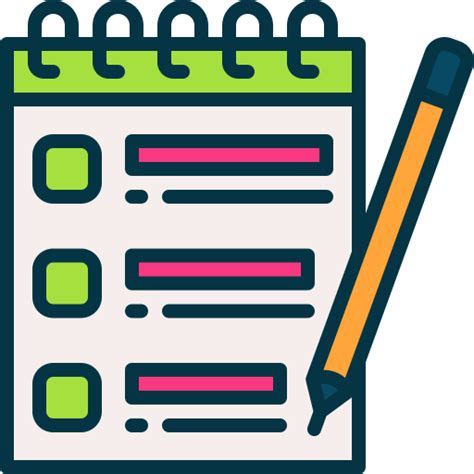Task Generic Color Lineal Color Icon