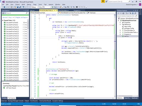 data driven tests with nunit gigi labs