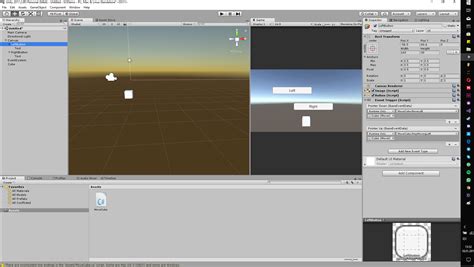 how to move a gameobject in unity with the click on ui button when