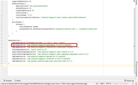java implementation ‘com android support appcompat v7 28 0 0 beta01