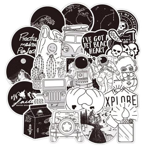 Vsco Aesthetic Stickers Black And White Images And Photos Finder