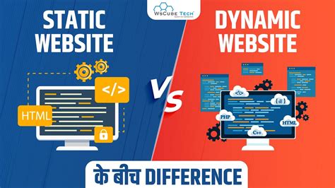 what is the difference between static and dynamic website complete