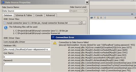 java mysql doesn t want to give access to jdbc what can