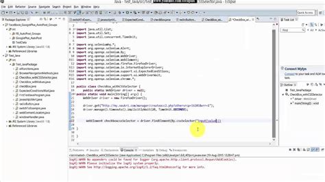 step by step selenium tutorial with java check or uncheck the