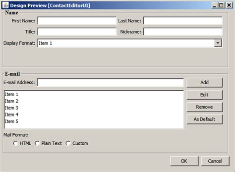 designing a swing gui in netbeans ide