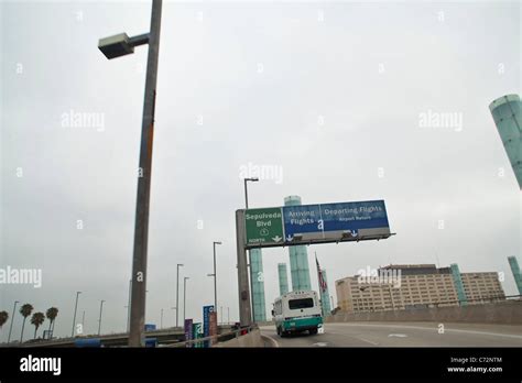 Century Blvd At Los Angeles International Airport Lax In California