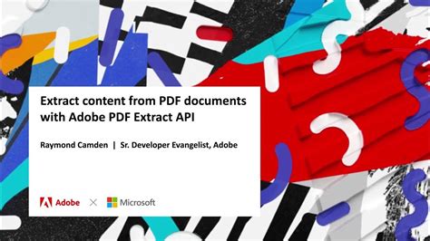 extract content from pdf documents with adobe pdf extract api youtube