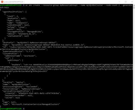 configuring persistent storage for sql server in azure
