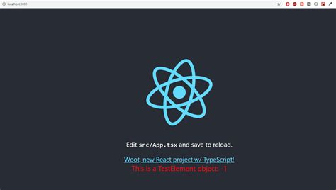 scaffolding new vanilla react app with typescript