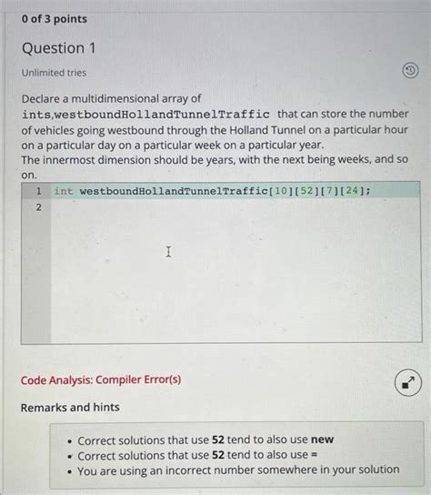 solved o of 3 points question 6 unlimited tries assume you