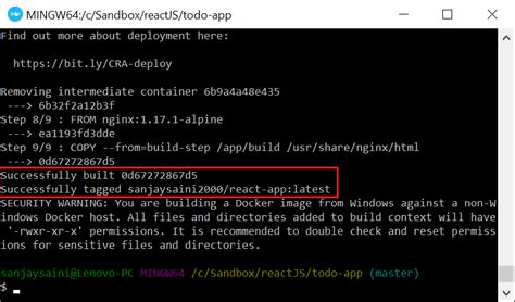 how to dockerize a reactjs app dzone web dev