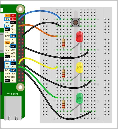 button switches scratch 3 and raspberry pi 4 challenge which led