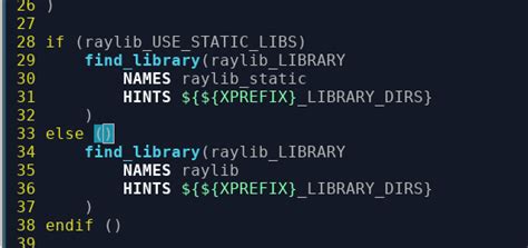 [build] cmake with draylib use static libs on is looking for the wrong