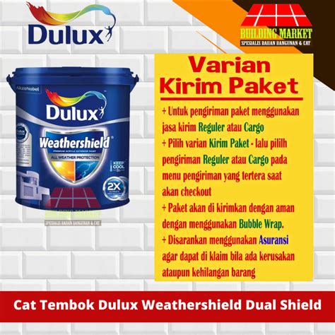 Jual Cat Tembok Dulux Weathershield Dualshield Brilliant White Exterior