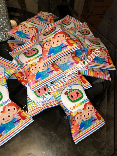Cocomelon Custom Chip Bags And Juice Pouches Etsy