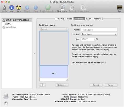 how do you resize hard drive using disk u… apple community