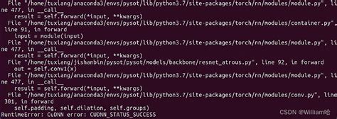 出现“runtimeerror cudnn error cudnn states success”问题的解决方案 runtimeerror