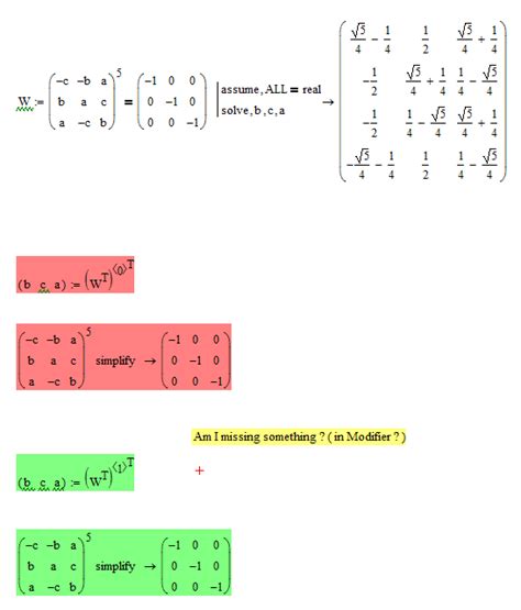 solved solve matrix [3x3] ptc community