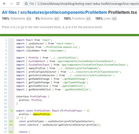 best practices for testing a react redux toolkit app