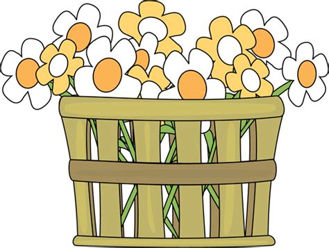 Free Clip Flower Basket Download Free Clip Flower Basket Png Images