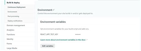 reactjs can t access netlify react environment variables stack overflow
