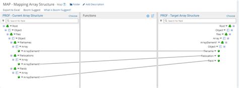 question json multi arrays into single array structure boomi community
