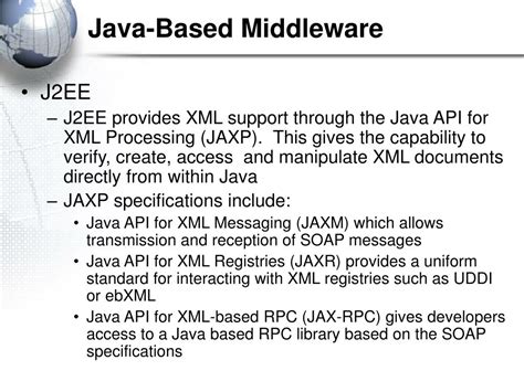 ppt java based middleware it 490 powerpoint presentation